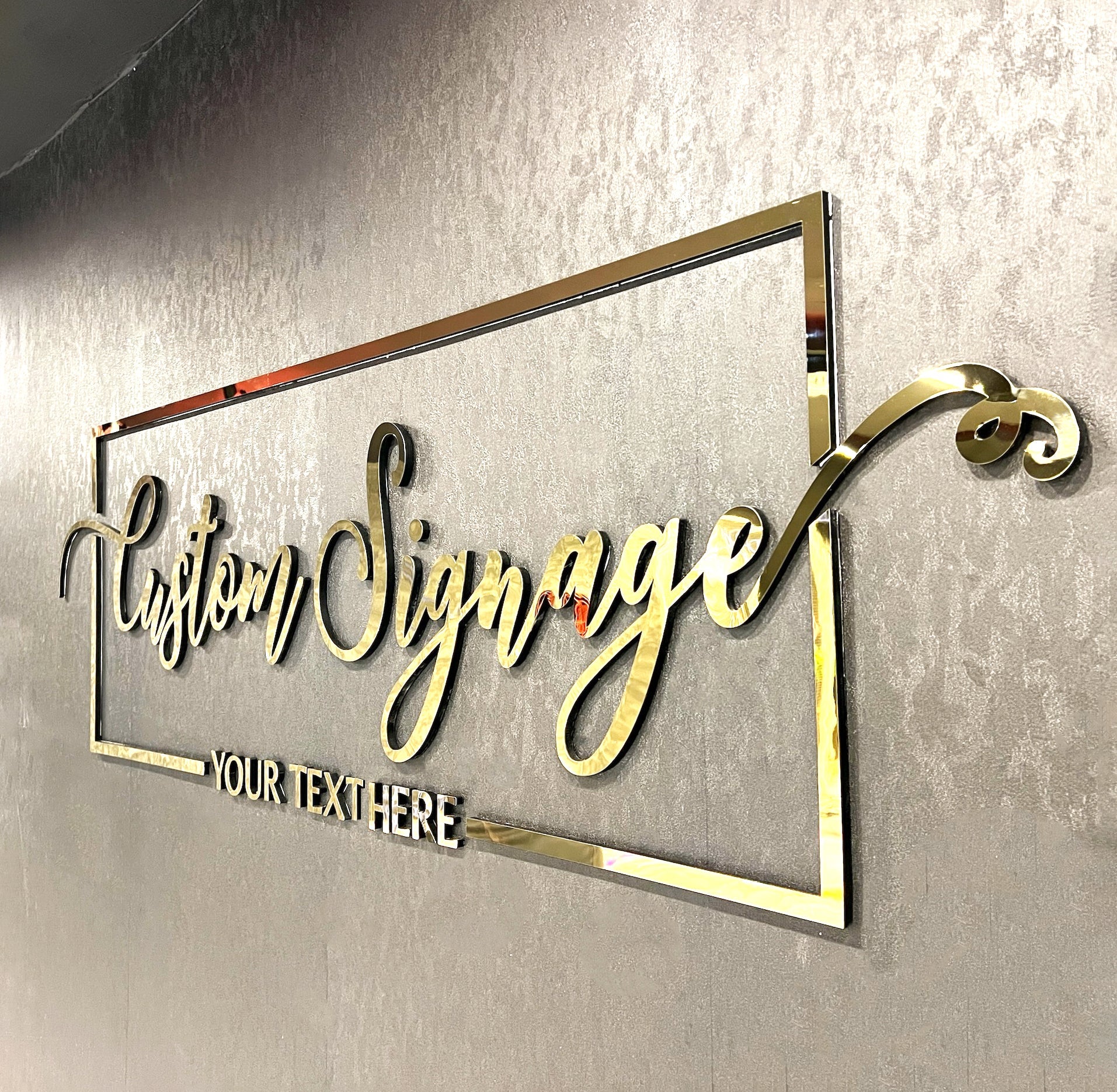 Acrylic Flat Cut Signs